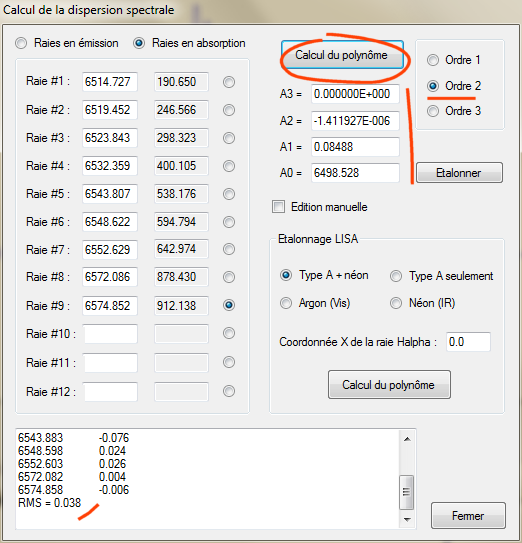Traitement avancé des spectres LHIRES avec le logiciel ISIS