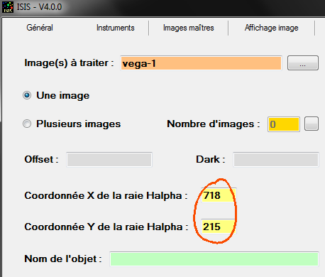 ISIS - Démarrage rapide